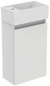 Ideal Standard Eurovit+ - Skříňka s umývátkem, 55x35x20 cm, 1 dvířka, lesklá bílá R0570WG