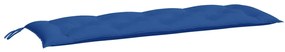 vidaXL Poduška na zahradní lavici modrá 150x50x7 cm oxfordská látka