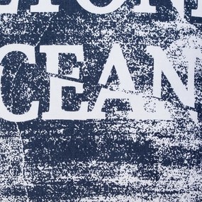 SCANquilt povlak NORD ocean modrobílá 45 x 45 cm