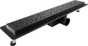 B-DRAINWELL 90 Black Odtokový podlahový žlab, bublinky