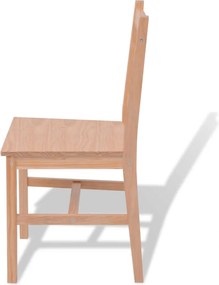 Pětidílný jídelní set z borového dřeva