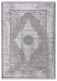 Kusový koberec Sunila šedo bílý 120x170cm