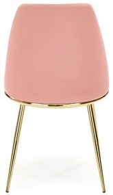 Designová židle GLAMOUR K460 růžová