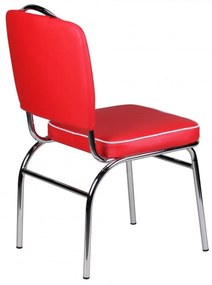 Bruxxi Jídelní židle Elvis, červená