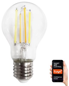 Polux | LED Stmívatelná žárovka VINTAGE A60 E27/7W/230V 2700-6500K Wi-Fi Tuya | SA1124