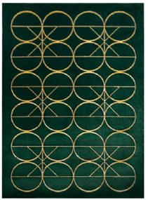 Dywany Łuszczów, Kusový koberec Emerald 1010 green and gold, 180x270, zelená, kancelář