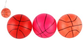 Míček basketbal guma 8,5cm mix barev v síťce (1 ks)