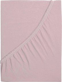 Jersey prostěradlo do dětské postýlky EXCLUSIVE starorůžové 70 x 140 cm