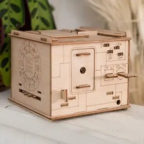 EscapeWelt 3D dřevěná mechanická skládačka hlavolamu Vesmírná kapsle /