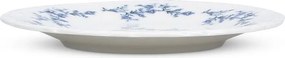 Bílý/modrý dezertní porcelánový talíř ø 16 cm Retro – BonBistro