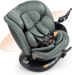 BabyAuto KANDA iFIX i-Size 360, 40-150 autosedačka, PINE GREEN
