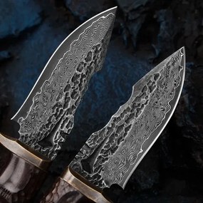 KnifeBoss lovecký damaškový nůž Predator Ebony VG-10