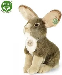 RAPPA Plyšový zajíc 30 cm / ECO-FRIENDLY / od 0 měsíců