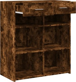 Příborník kouřový dub 80 x 42,5 x 93 cm kompozitní dřevo 3281480