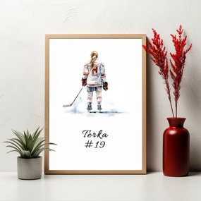 Plakát - Hokejistka