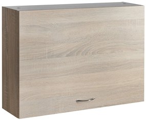 Aqualine ZOJA/KERAMIA horní skříňka výklopná 70x50x20cm, dub platin - 52364