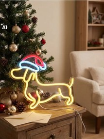 Sinsay - Vánoční LED neon ve tvaru jezevčíka - vícebarevná