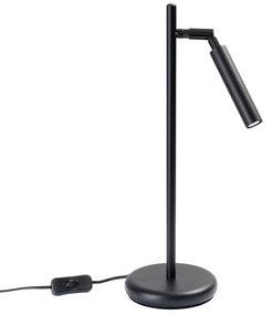 Stolní lampa Pastelo, 1x černé kovové stínítko