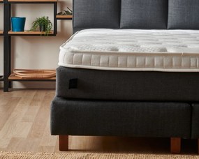 Čalouněná postel STOCKHOLM - antracit 100 × 200 cm