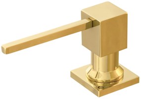 Sink Quality Quatro, dávkovač saponátu pro kuchyňský dřez 400ml, zlatá lesklá, SKQ-DOK-GD