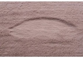 koberec BUNNY růžový, imitace králíčí kožešiny velikost 200x290 cm | krásné koberce cz