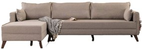 Hanah Home Designová pohovka BELLA krémová levá 275 cm 825BLC1512