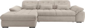 XXXLutz ROHOVÁ SEDAČKA, textil, béžová P & B - Sedací soupravy - 002310018820