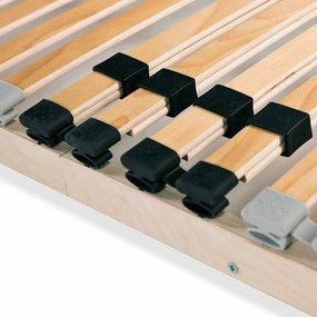 Lamelový rošt postele s 28 lamelami 7 zón 100 x 200 cm 246446