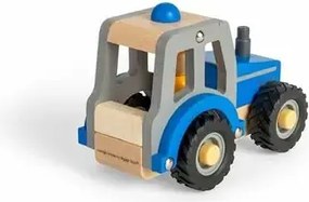 Bigjigs Toys Traktor modrý / od 12 měsíců