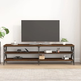 TV skříňka hnědý dub 180 x 40 x 50 cm kompozitní dřevo - Default Title