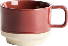 Vínový keramický hrnek Doren – Kave Home