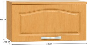 Horní skříňka, olše, LORA MDF NEW KLASIK W600K