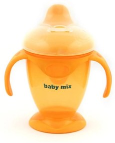 Dětský kouzelný hrneček Baby Mix 200 ml  oranžový