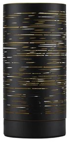 Nova Luce Stolní lampa ZANE, E14 1x5W Barva: Černá