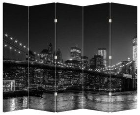 Paraván - Brooklynský most v New Yorku (210x170 cm)
