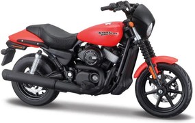 Maisto harley-davidson 2015 harley-davidson street 750 1:18 červená