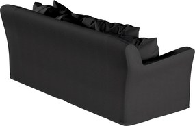 Potah na pohovku IKEA  Tomelilla 3-místná nerozkládací barva černá látka pletený vzor