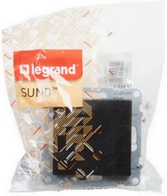Legrand SUNO tlačítko černé 721409