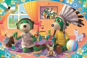Trefl - Puzzle - Treflíci: Společná zábava MAXI / 24 dílků / 60 x 40 c