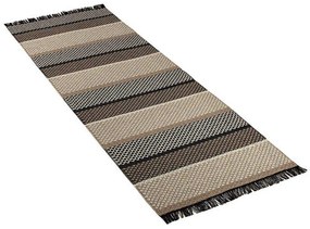 Plastový koberec Folke taupe brown 70x150, Lina Johansson Švédsko