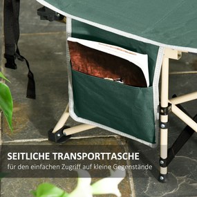 Skládací kempovací postel Outsunny s taškou 190 x 68 x 52 cm pro kempování do 150 kg, postel pro hosty, skládací postel pro vnitřní a venkovní použit…