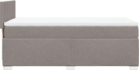 Box spring postel s matrací taupe 90x200 cm textil 3285768