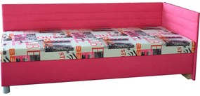 Jednolůžková postel (válenda) 90 cm Emil 2 (se sendvičovou matrací) (P). 774244
