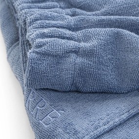 Pánský bavlněný froté kilt do sauny a wellness Comfort tmavě modrý