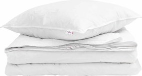 2-in-1 Duvet s polštářem 2 ks Bílá Peří 3376329