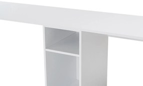 Designový psací stůl Geillis 240 cm bílý