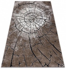 Kusový koberec Wood hnědý 80x150cm