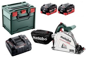 Metabo - 18V AKU ponorná kotoučová pila 165 mm, 2x aku 8,0 Ah LiHD, nabíječka 601866810