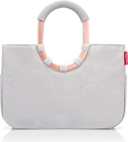 Módní taška Reisenthel Loopshopper M frame twist sky rose