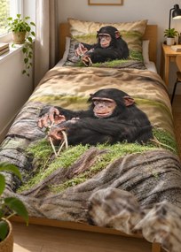 3d povlečení s opicí - Chimpanzee Chimpanzee 140x200 cm